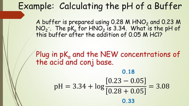Chem 2 - Acid-Base Equilibria X: Buffers and the Henderson-Hasselbalch ...