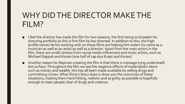CASE STUDY SHIRO STORY | PPTX | Movies | Entertainment