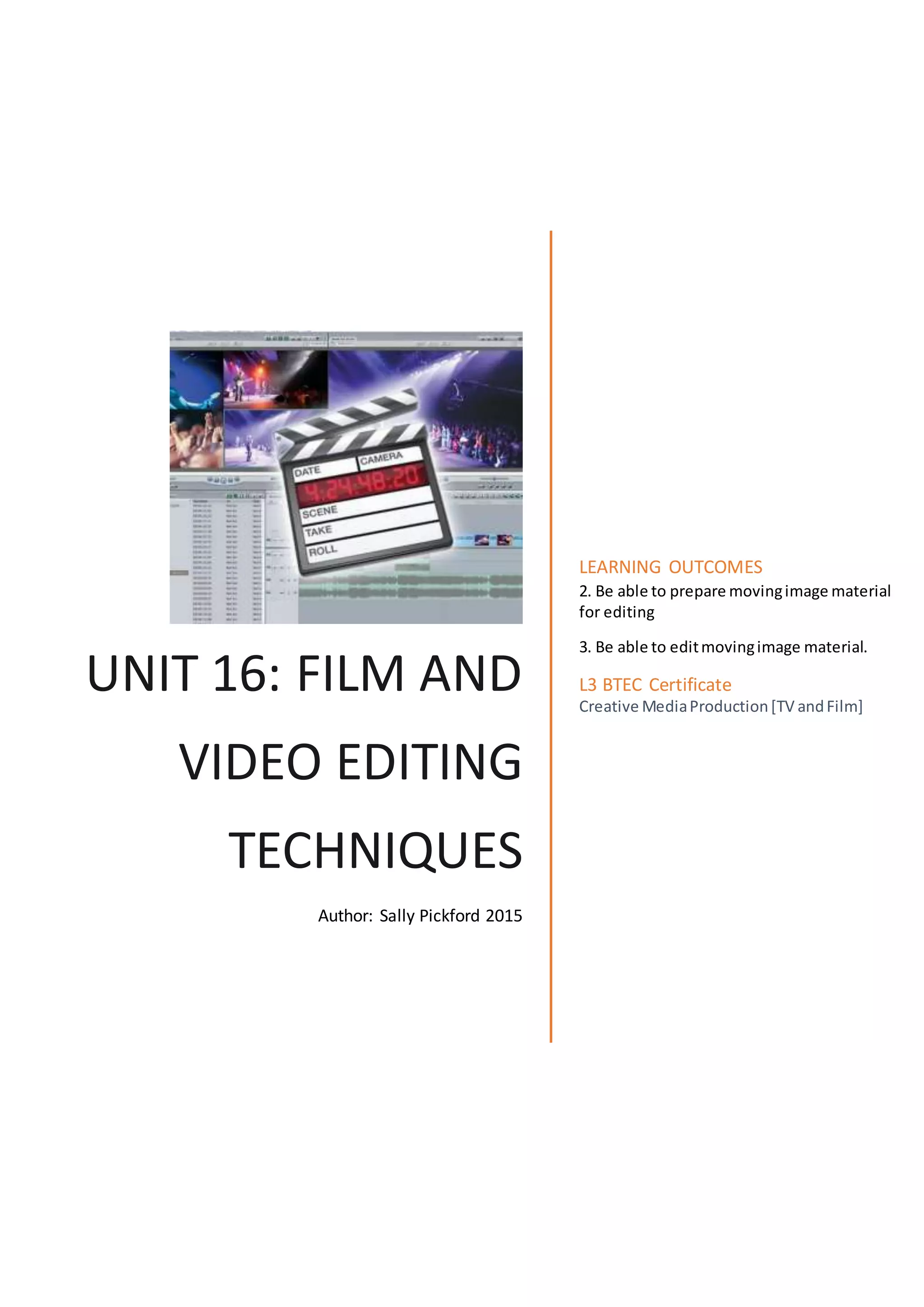 Unit 16 - Workbook | DOCX