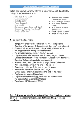 Unit 16 part 2 workbook | PDF