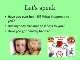Unit 1 6th: Health and healthy habits | PPTX | Infectious Diseases ...