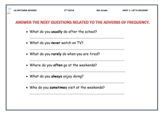 Unit 1 6th grade good one | PPT