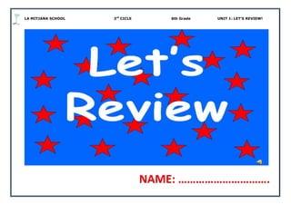 Unit 1 6th grade good one