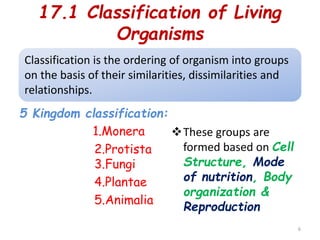 TNSCERT Unit 17 animal kingdom | PPTX