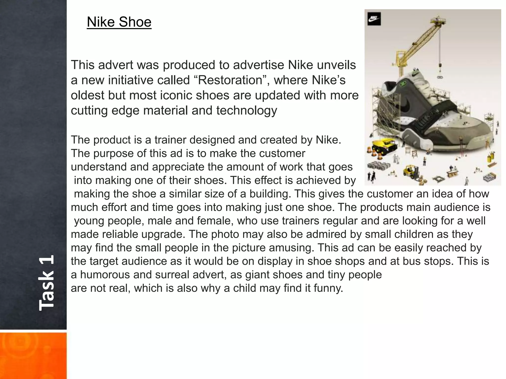 Advertising : Task 1 | PPT