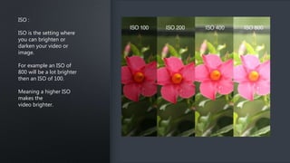 Unit 18 cinematography | PPT