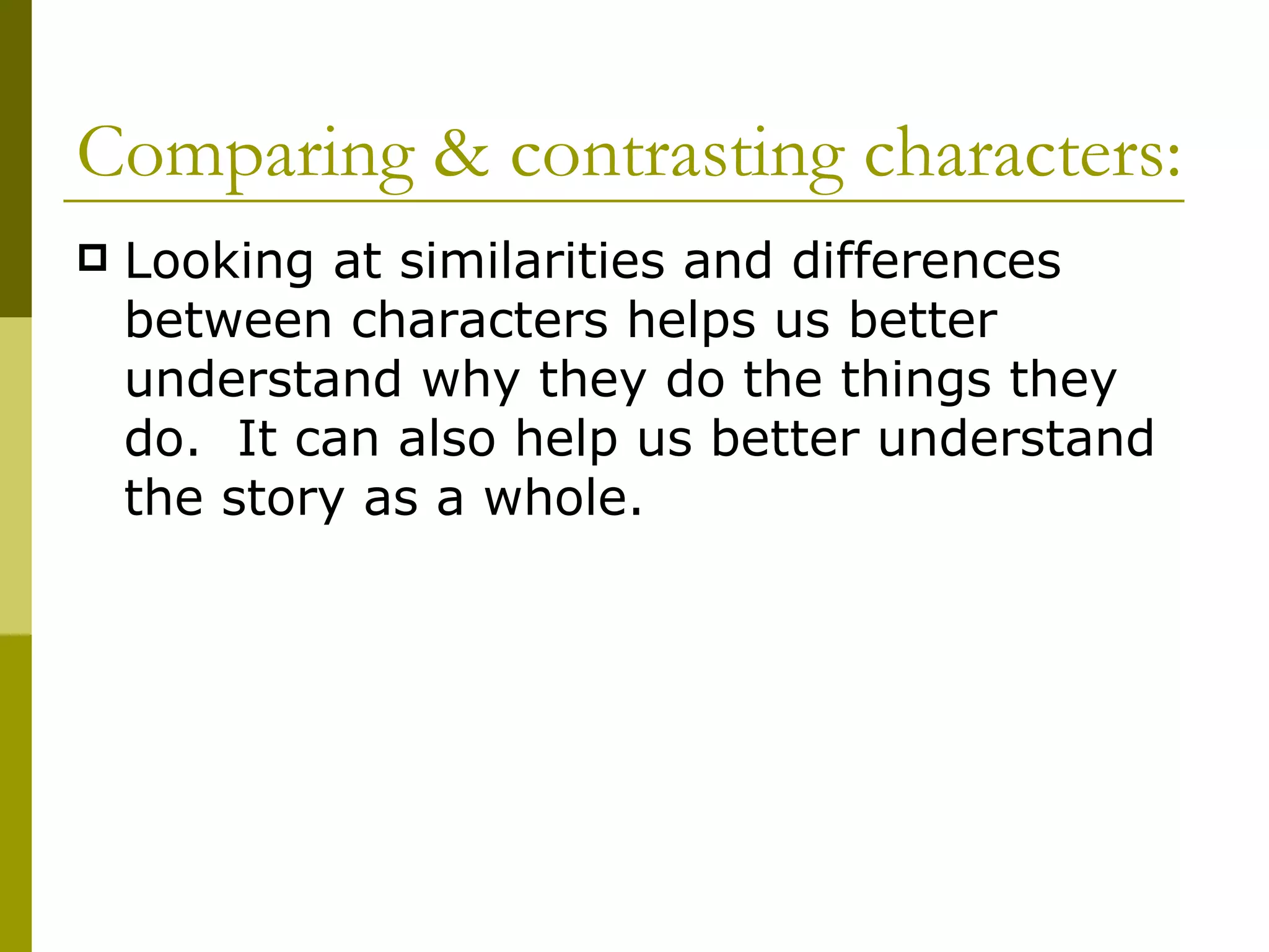 Unit 18 compare and contrast presentation | PPT