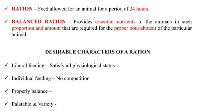 Unit 19 Feed ingredients for ration - Balanced ration.pptx