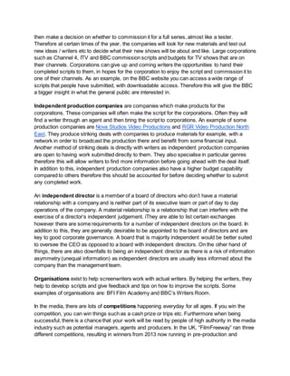 Unit 19 Screenwriting | PDF