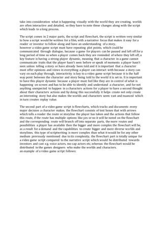 Unit 19 script writing lab | DOCX | Screenwriting | Content Production