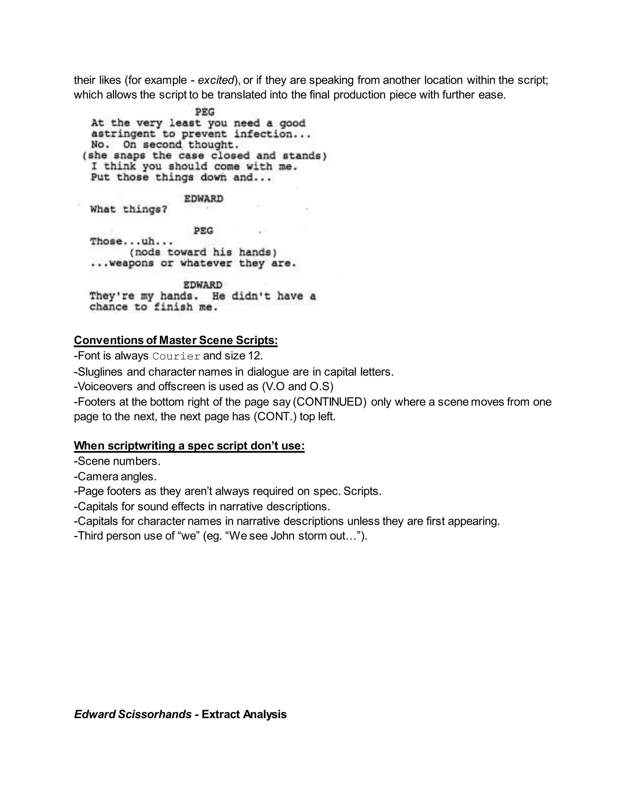 Unit 19 - Scriptwriting | DOCX