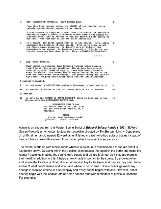 Unit 19 - Scriptwriting | DOCX