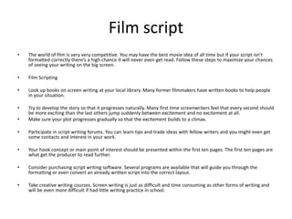 Unit 19 writing for creative media | PPTX