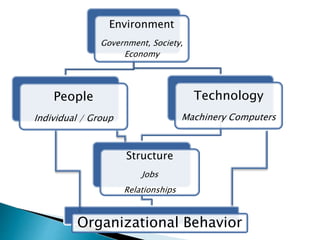 Organizational Behavior Introduction and | PPT