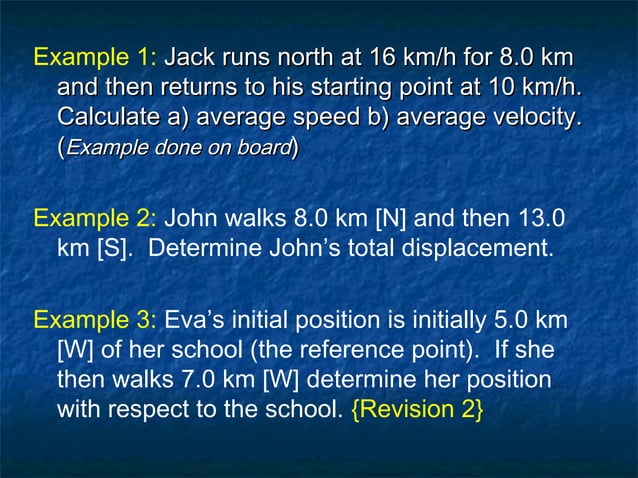 Grade 11, U1A-L1, Introduction to Kinematics | PPT
