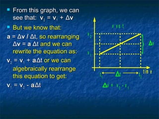 Grade 11, U1A-L4, Motion Equations | PPT