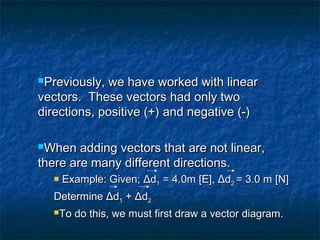Grade 11, U1A-L5, Add/Sub Vectors in a Plane | PPT