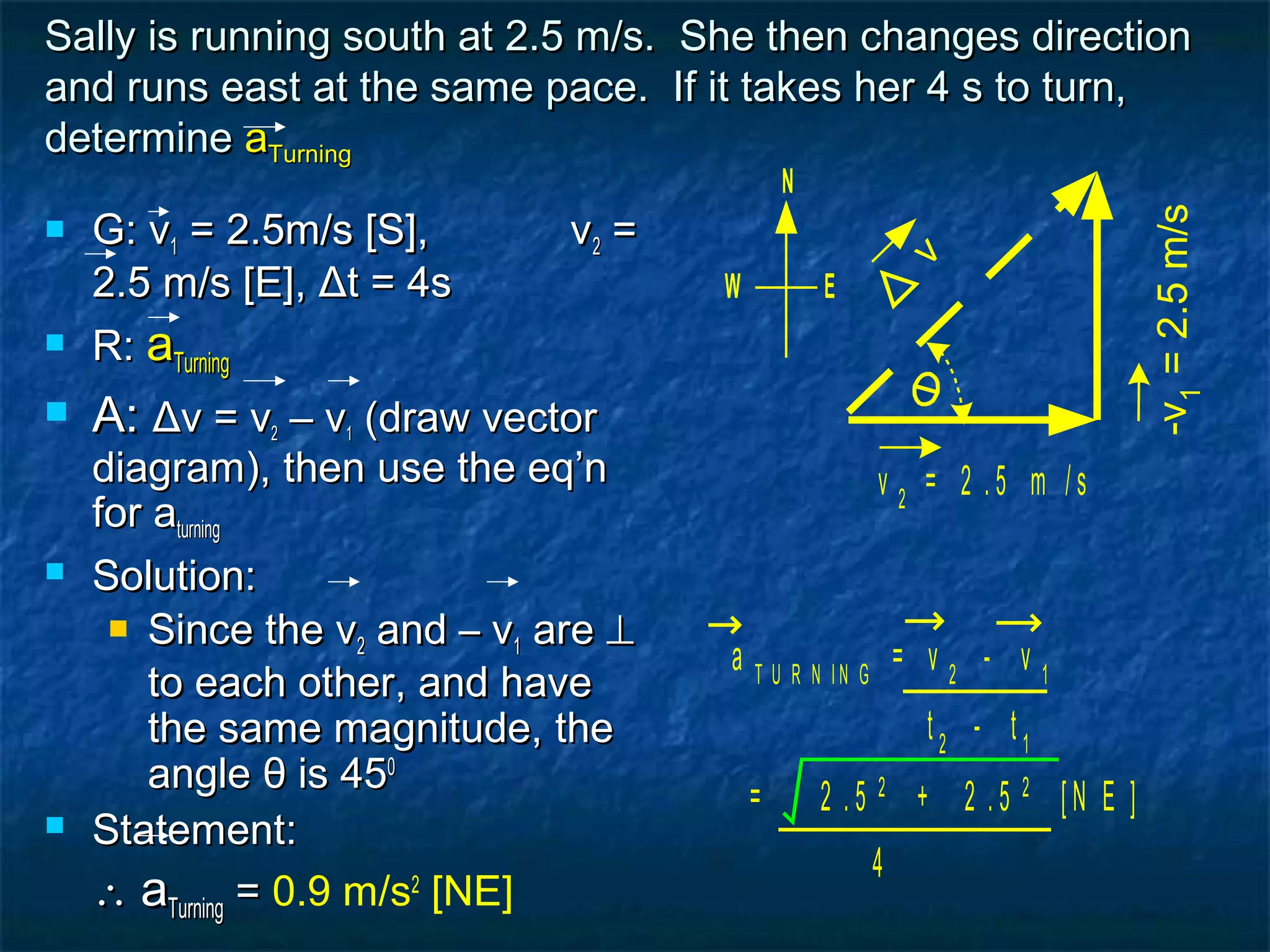 Grade 11, U1A-L7, Average Accel while Turning | PPT | Physics | Science