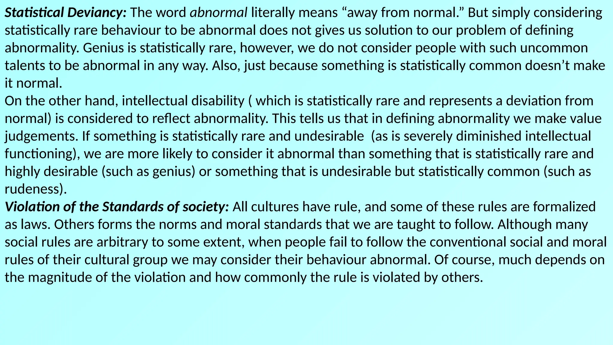 Abnormal psychology unit 1 introduction | PPTX