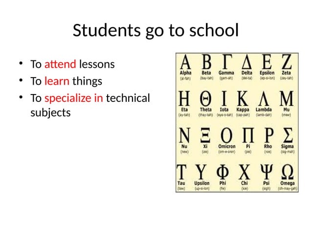 Γενικά Αγγλικά Α τάξη ΕΠΑΛ unit 1 back to chool.pptx