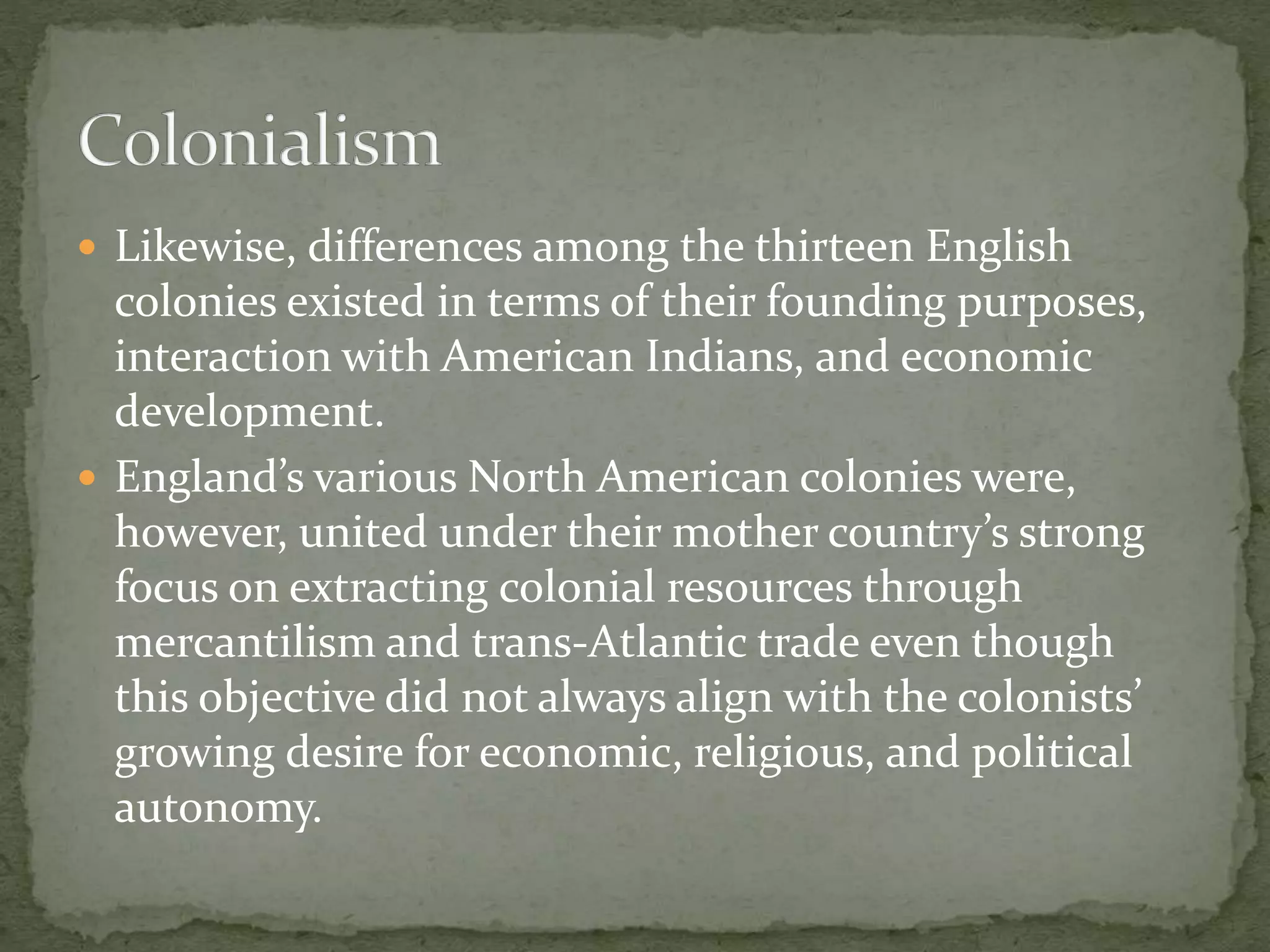 Unit 1a colonialism | PPT