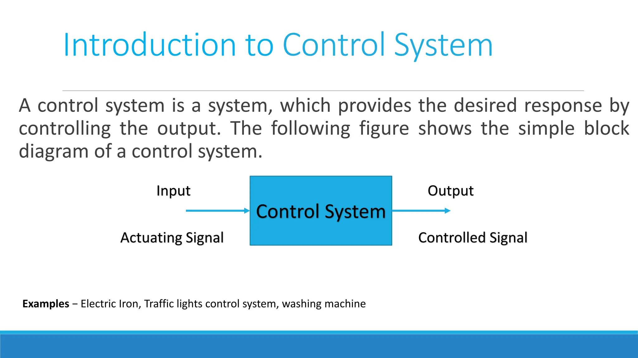 Introduction to Automatic Control Systems | PPTX