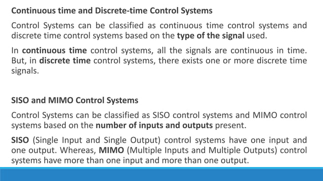 Introduction to Automatic Control Systems | PPTX | Technology & Computing