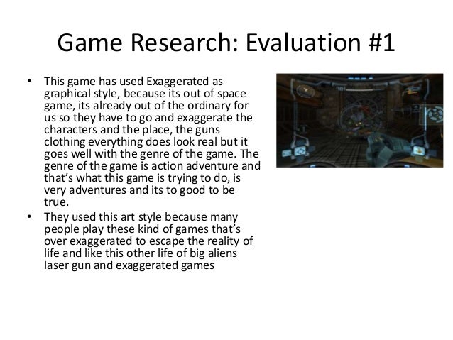 Unit 1 activity 3 game research