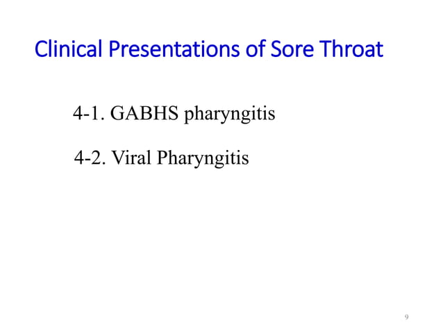 Unit 1_Acute Tonsilopharyngitis.pptx | Ear, Nose and Throat Conditions ...