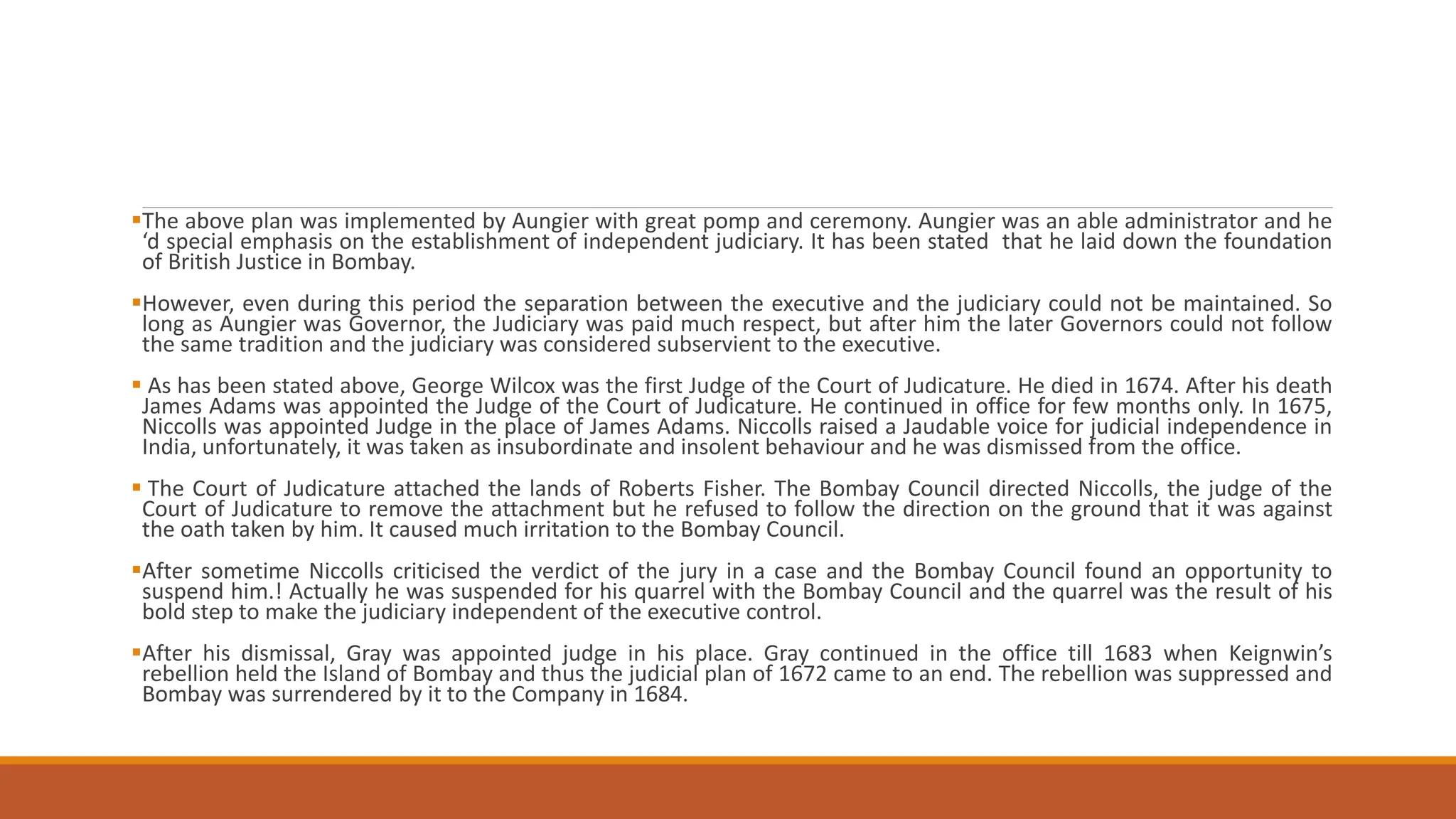 UNIT 1 Administration of Justice in the Presidency Towns at Madras ...