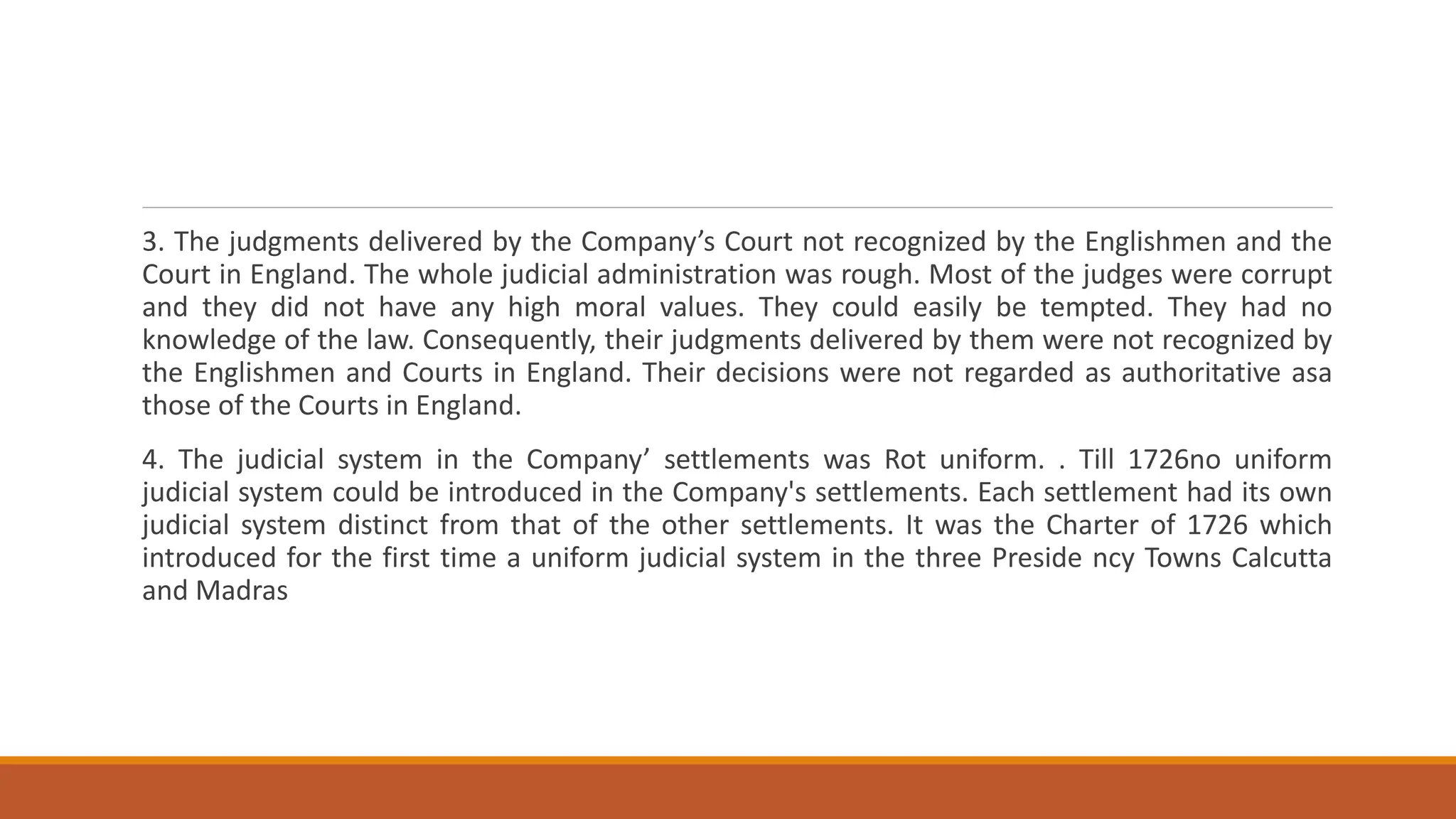 UNIT 1 Administration of Justice in the Presidency Towns at Madras, Bombay, Calcutta.pptx