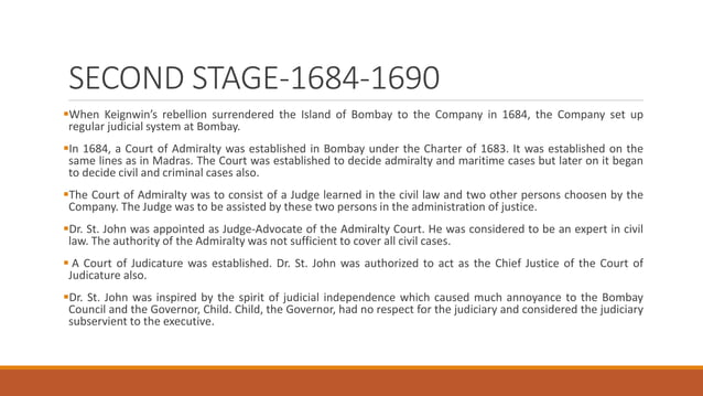 UNIT 1 Administration of Justice in the Presidency Towns at Madras, Bombay, Calcutta.pptx | Law