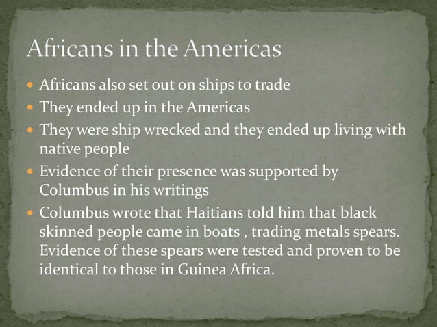 CAPE Unit 1 African Presence before Columbus | PPTX | Genealogy and ...