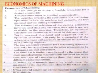 Unit 1 a fundametal of machining | PPTX