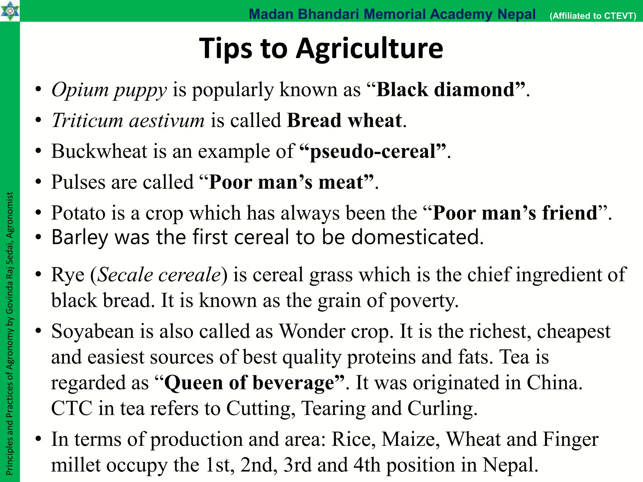 Unit 1 Agronomy_Defination Agriculture Agronomy.pptx