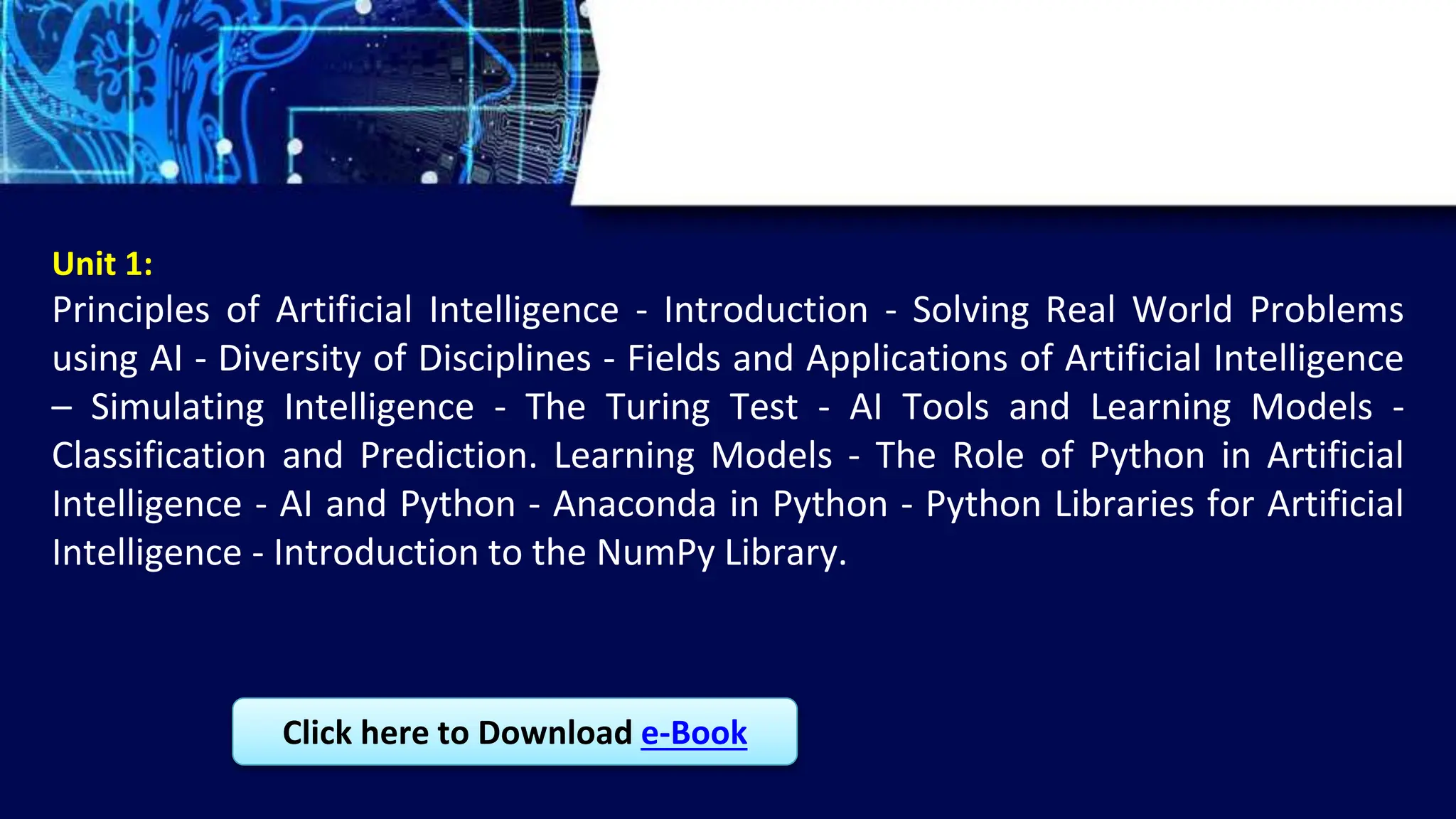 INTRODUCTION TO ARTIFICIAL INTELLIGENCE AND MACHINE LEARNING | PPTX