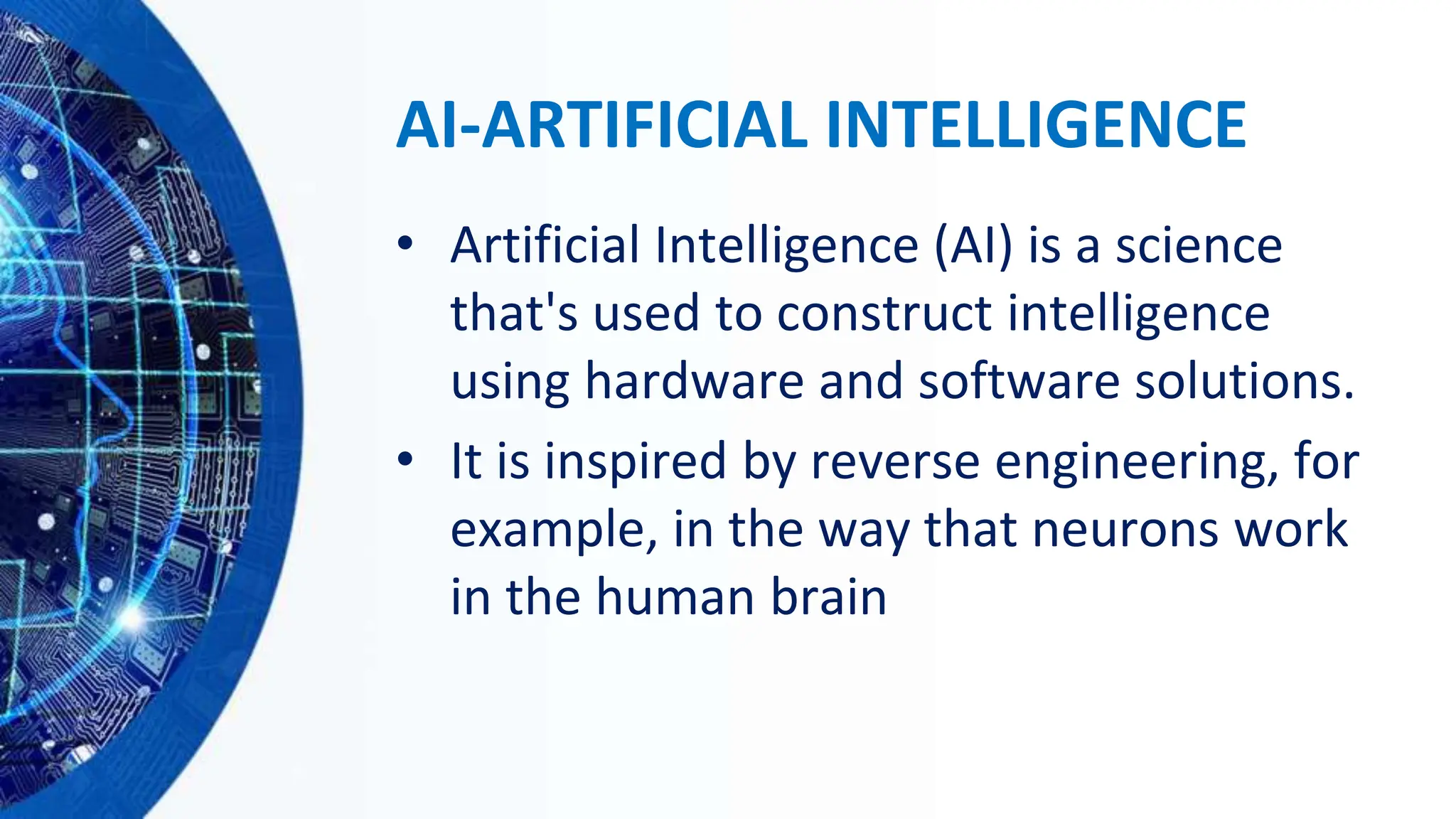 INTRODUCTION TO ARTIFICIAL INTELLIGENCE AND MACHINE LEARNING | PPT