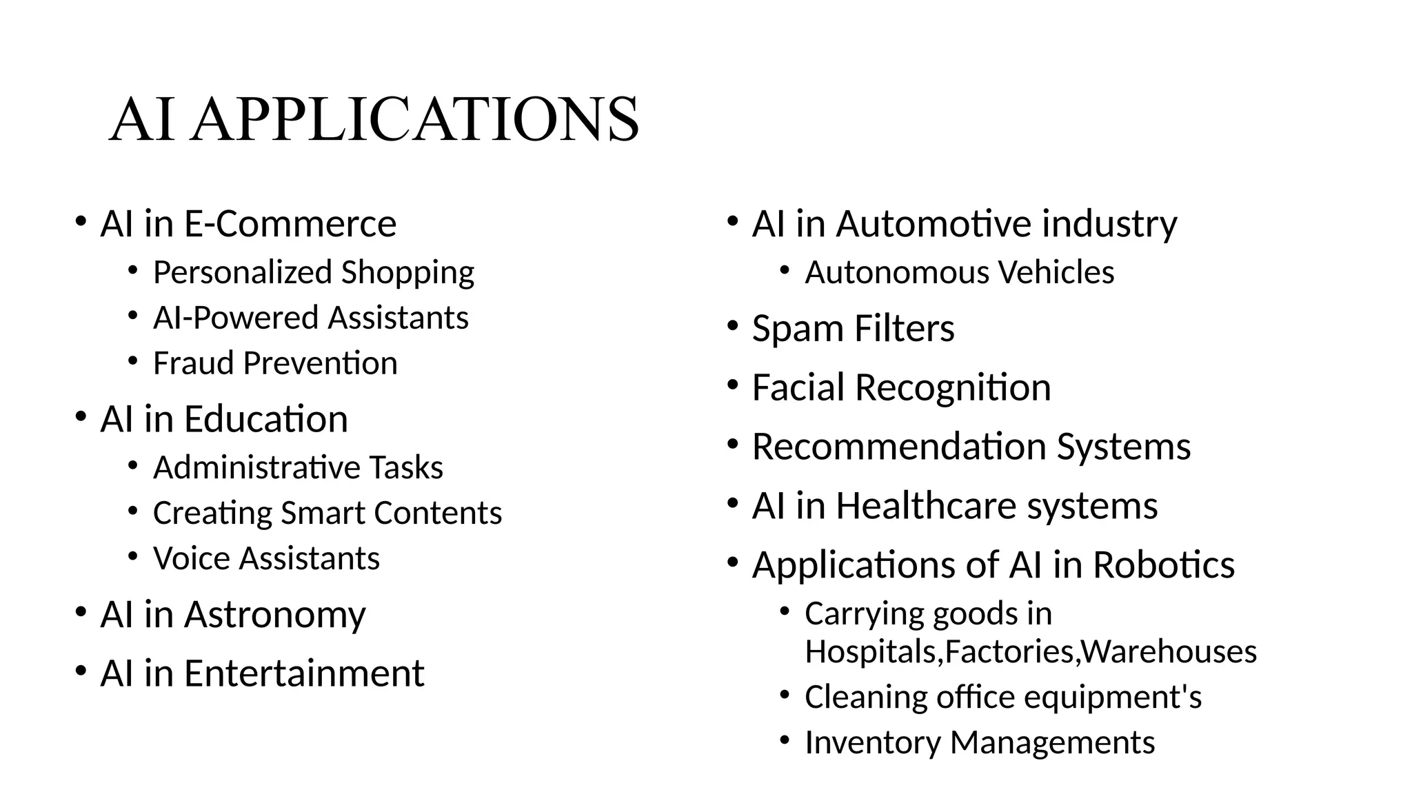 Unit1 ARTIFICIAL INTELLIGENCE AND MACHINE LEARNING | PPT