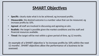 CCEA Business Studies - Unit 1 Aims and Objectives | PPTX