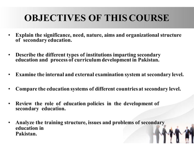 SECONDARY EDUCATION INTRODUCTION,NEED,SCOPE,SIGNIFICANCE | PDF ...