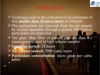 SAMPLING IN AIR POLLUTION | PPT | Indoor Environmental Quality | Home ...