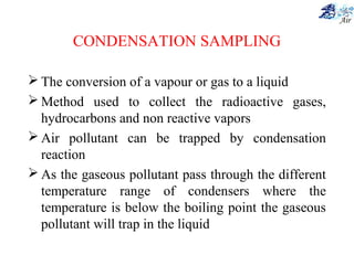 SAMPLING IN AIR POLLUTION | PPT | Indoor Environmental Quality | Home ...