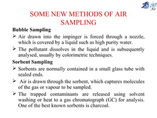 SAMPLING IN AIR POLLUTION | PPT | Indoor Environmental Quality | Home ...