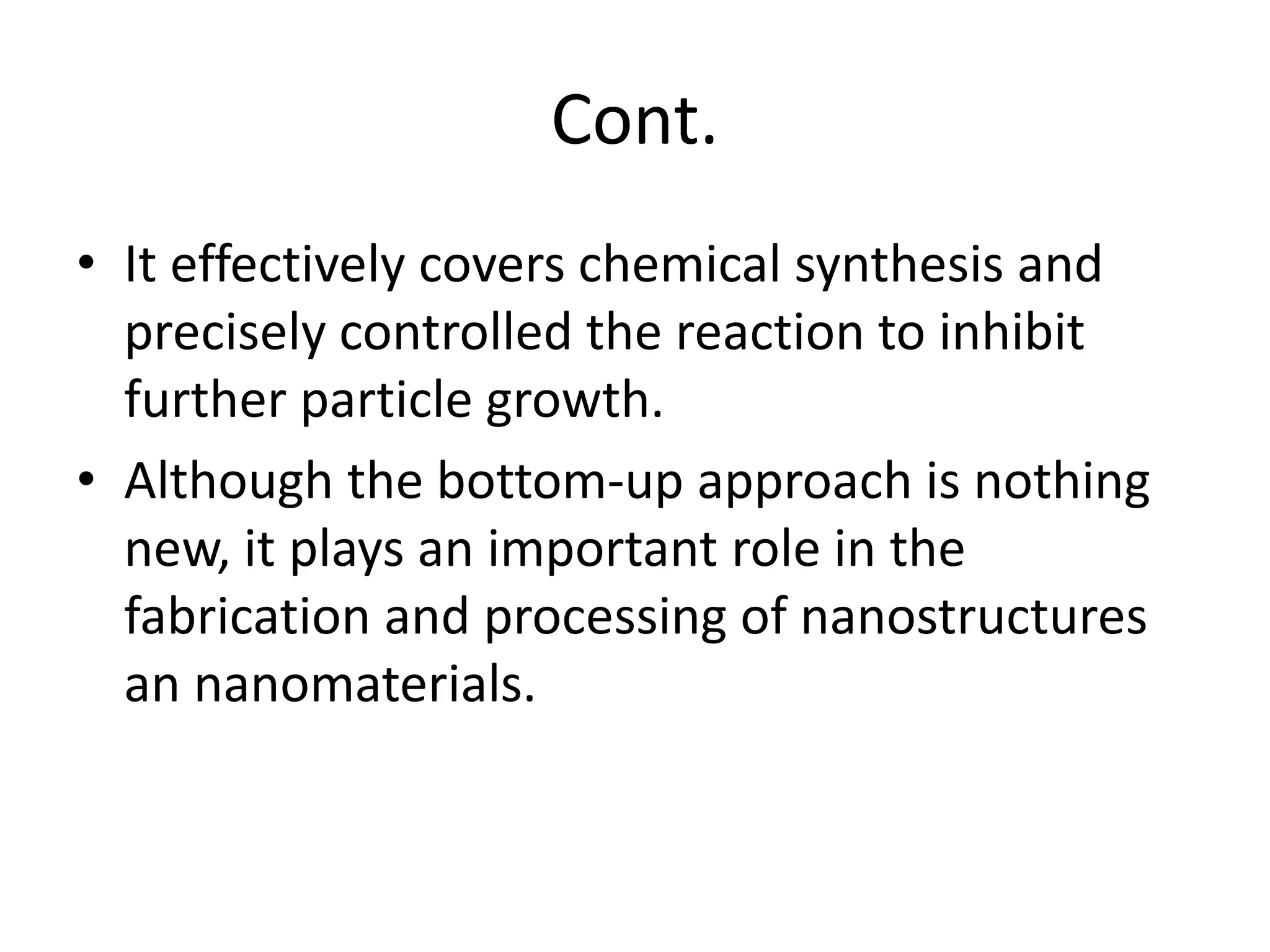 Synthesis of Nanomaterials | PPTX
