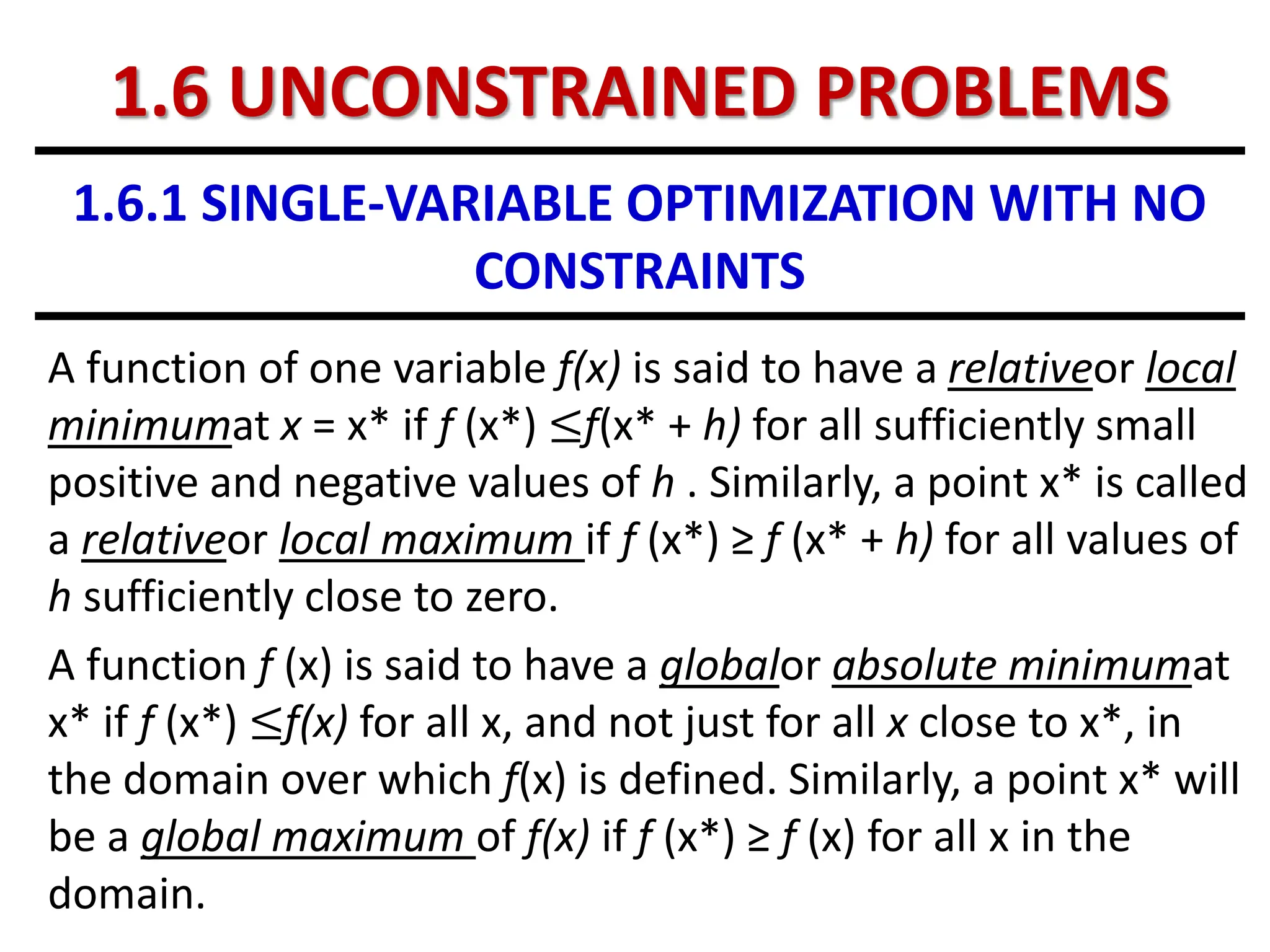 SINGLE VARIABLE OPTIMIZATION AND MULTI VARIABLE OPTIMIZATIUON.pptx | Physics | Science