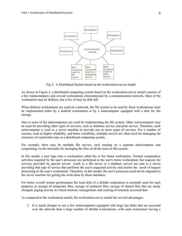 Unit 1 architecture of distributed systems | DOC