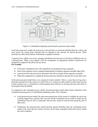 Unit 1 architecture of distributed systems | DOC