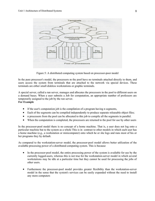 Unit 1 architecture of distributed systems | DOC