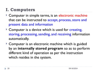 unit 1 arsi note of computer .pptx micro | PPTX