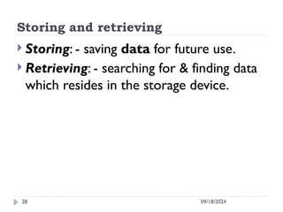 unit 1 arsi note of computer .pptx micro | PPTX